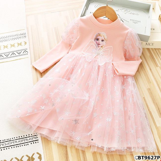 ĐẦM CÔNG CHÚA ELSA XINH XẮN CHO BÉ YÊU CBT9627M | Bé Cưng Shop