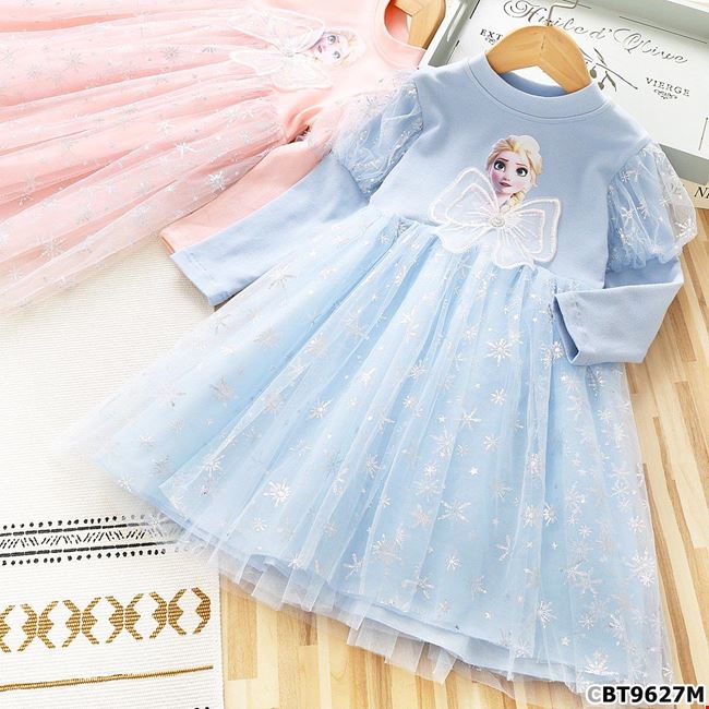 ĐẦM CÔNG CHÚA ELSA XINH XẮN CHO BÉ YÊU CBT9627M | Bé Cưng Shop